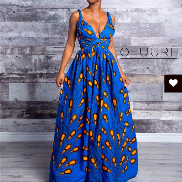 OFFURE | Dresses | Ofuure Bella African Print Maxi Infinity Dress ...